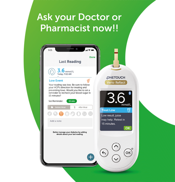 OneTouch Verio Reflect® meter | Glucose meters